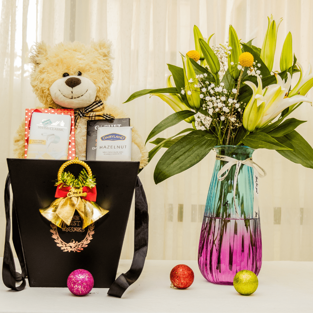 Basket-Full Hamper | Blooming Flowers